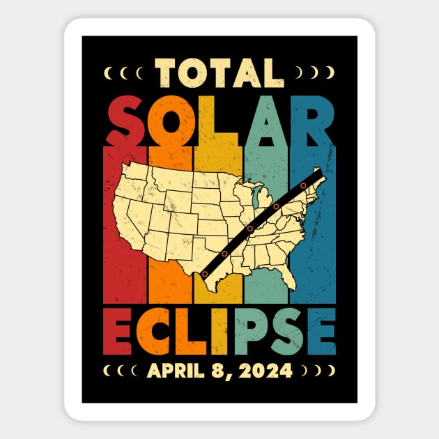 Total Solar Eclipse - Solar Eclipse 2024 - Magnet | TeePublic